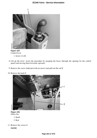 Volvo EC340 Excavator Repair Service Manual
