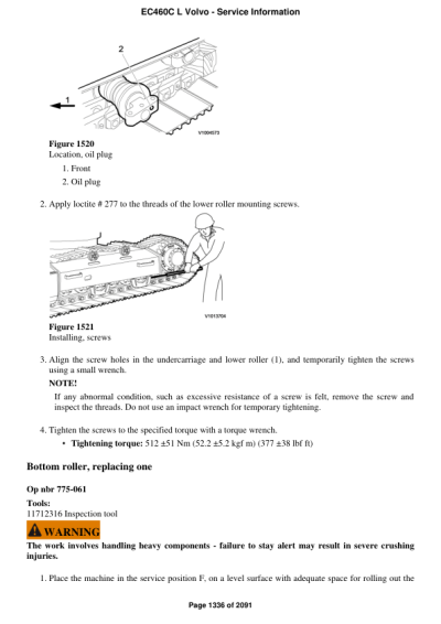 Volvo EC460C L Excavator Repair Service Manual