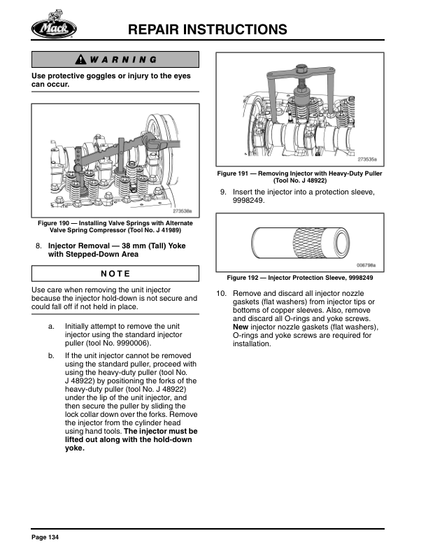 Mack MP10 Diesel Engine Service Manual