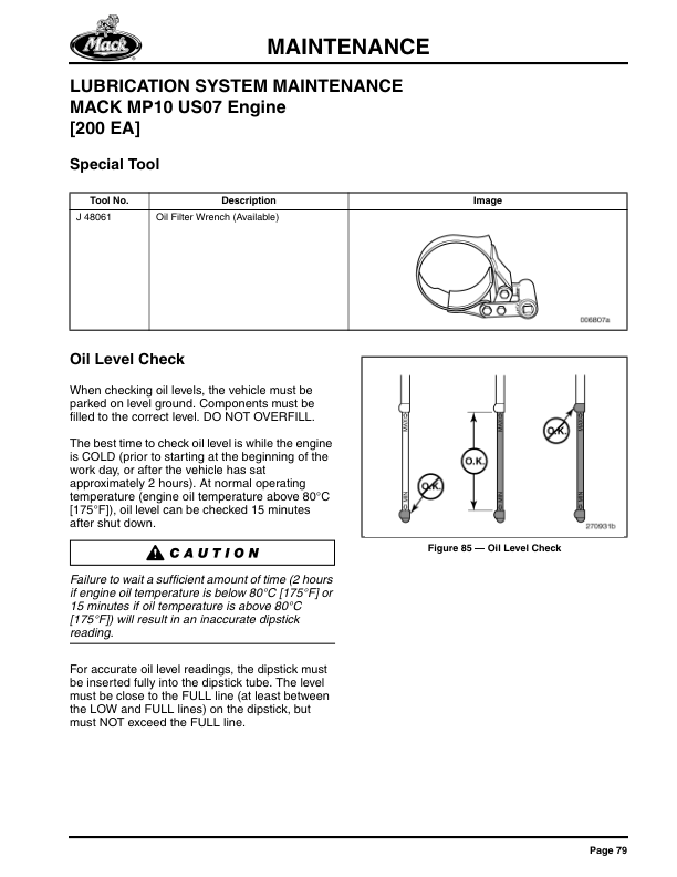 Mack MP10 Diesel Engine Service Manual