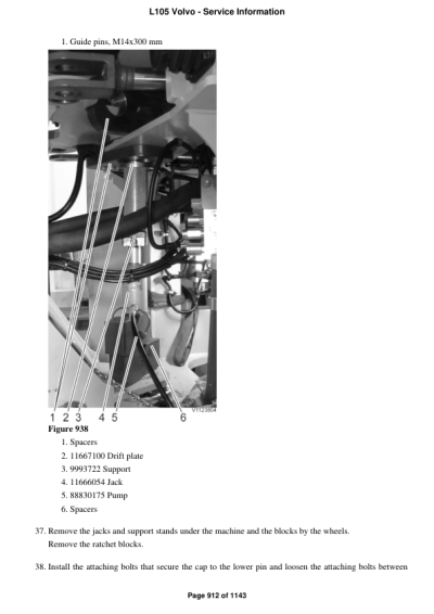 Volvo L105 Wheel Loader Repair Service Manual