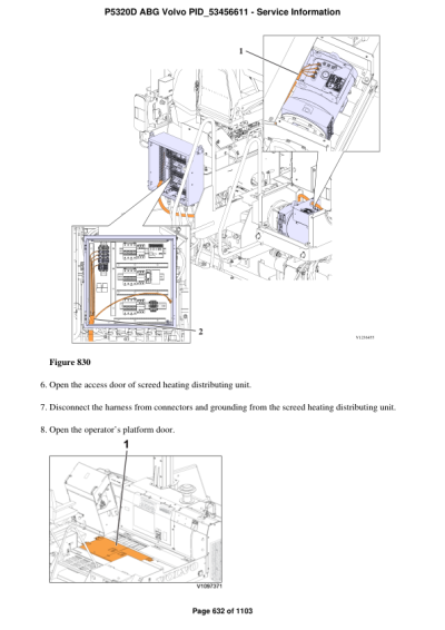 Volvo P5320D ABG Pavers Repair Service Manual