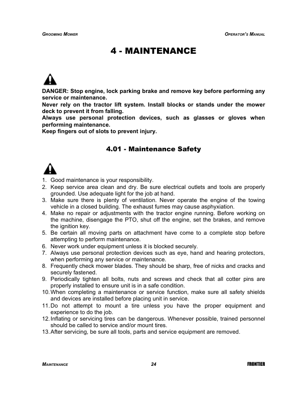 John Deere Frontier Grooming Mowers - GM2060, GM2072, GM2084 (North ...