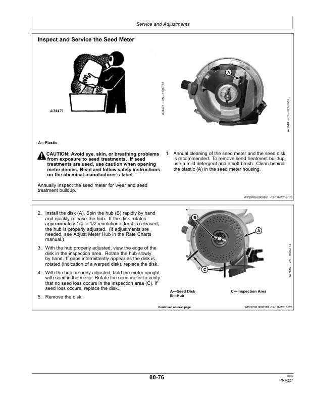 John Deere 1775NT MaxEmerge 5 (Non CCS) Planters (770101-775100) (North ...