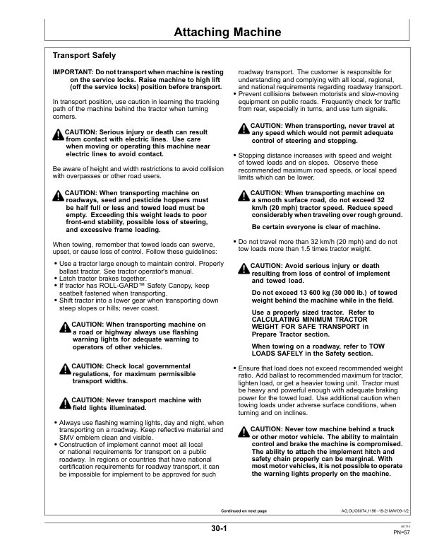 John Deere 1775NT MaxEmerge 5 (Non CCS) Planters (770101-775100) (North ...