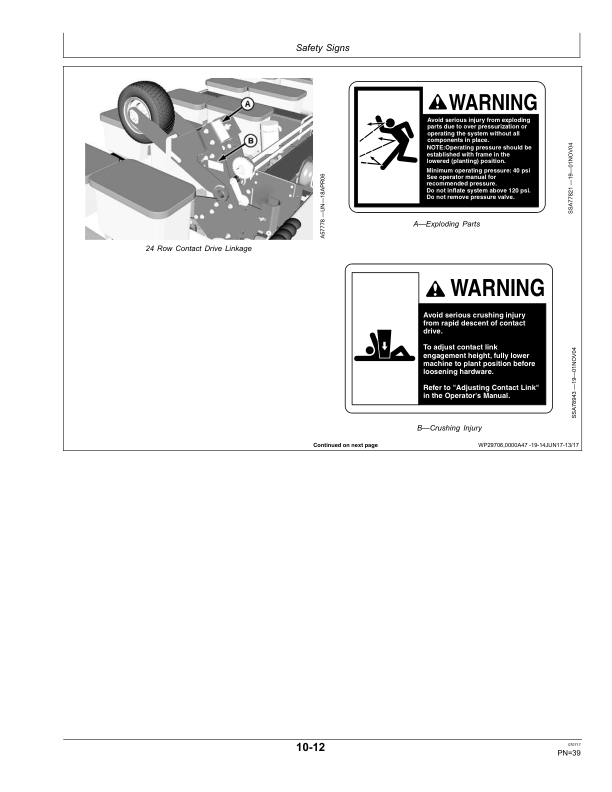 John Deere 1775NT MaxEmerge 5e (Non CCS) Planters (770101-775100 ...