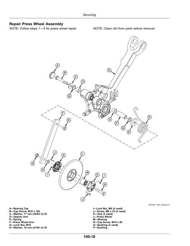 John Deere N500C Series Drills with SeedMetering (800101-) (North ...