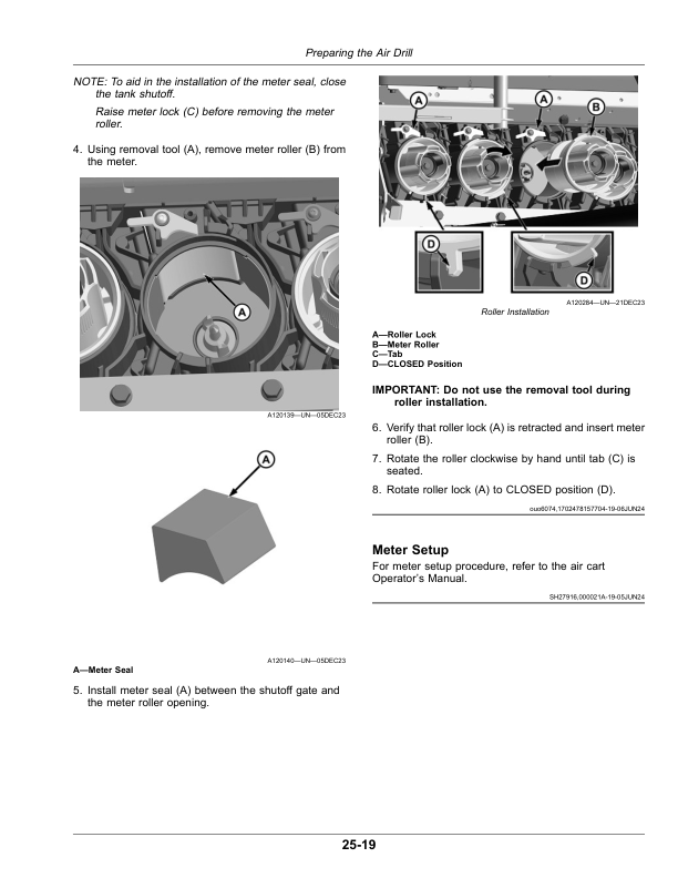 John Deere N500F Series No-Till Air Drills (810101-) (North American ...