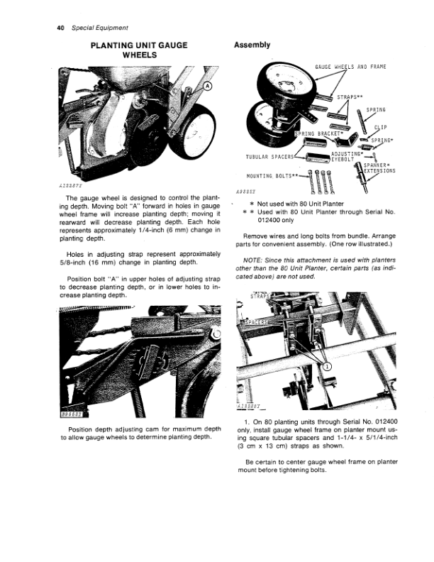 John Deere 80 Unit Planter Operator S Manual Oma28630