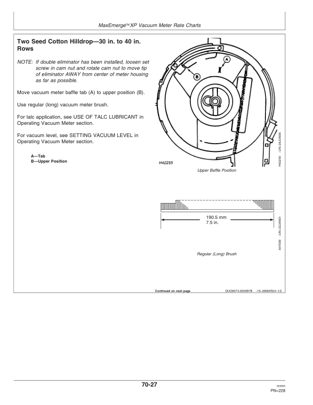 John Deere Components for DB44, DB58, DB60, DB66, DB80, & DB90 Deere ...