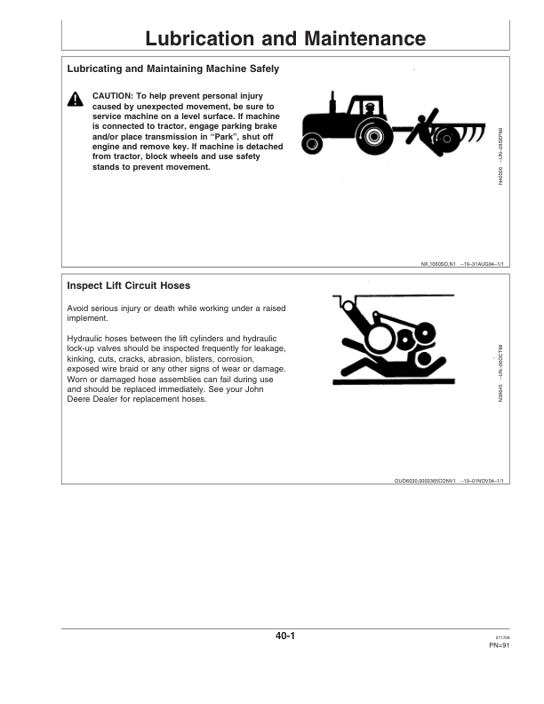 John Deere 1870 Air Hoe Drill North America (730101-735100) Operator's ...