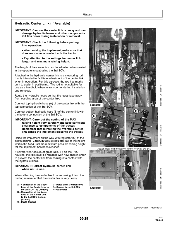 John Deere 6110M, 6120M, 6125M, 6130M, 6135M, 6140M, 6145M Tractors (4 ...
