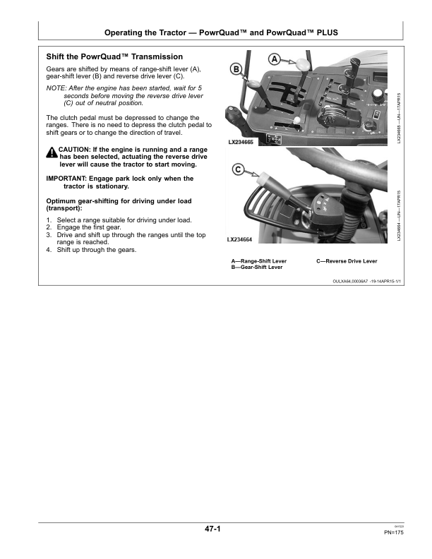 John Deere 6110M, 6120M, 6130M, 6145M Tractors (4-Cylinder Engines ...
