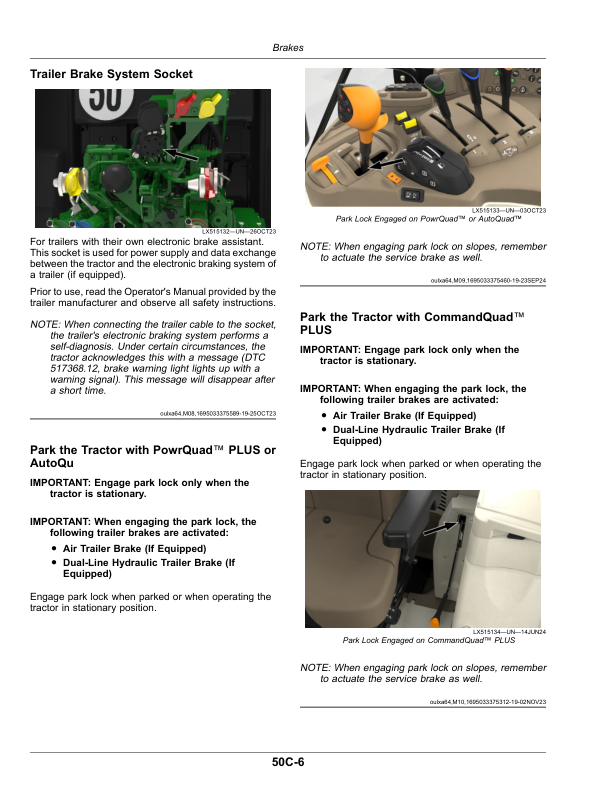 John Deere Tractors 6M 95—6M 125 (MC) Operator's Manual (OMAL243692)
