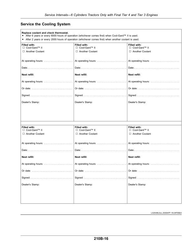 John Deere Tractors 6M 140 (MM), 6M 145-6M 185 (MW), 6MH 155 (MW), 6M ...