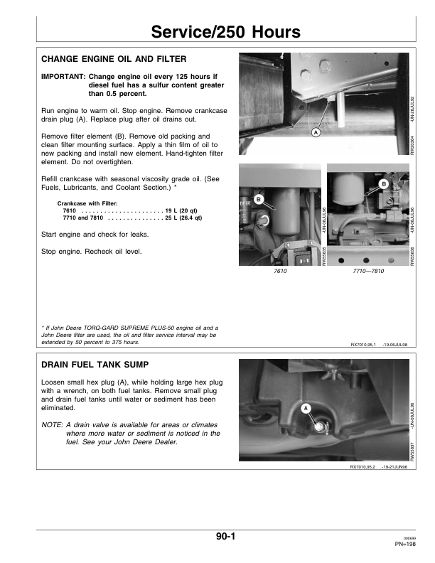 John Deere 7610, 7710, 7810 Tractors Operator's Manual (OMAR162172)