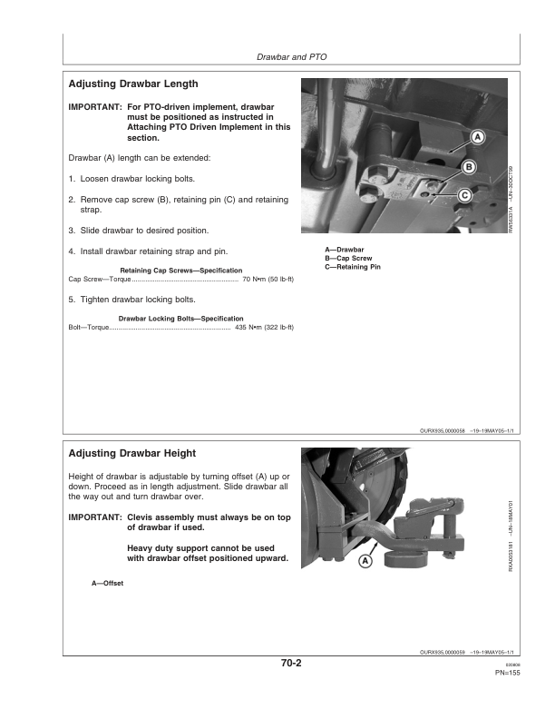 John Deere 8230T, 8330T, 8430T Row-Crop Tractors Operator's Manual ...