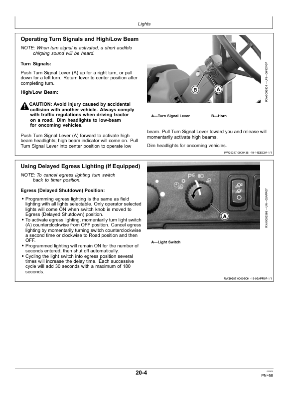 John Deere 9430T, 9530T & 9630T Tractors Operator's Manual (OMAR291048)