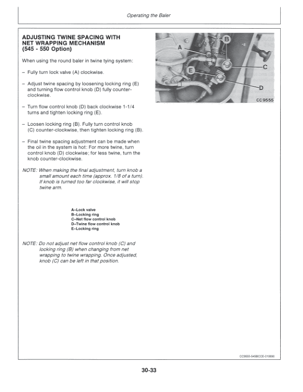 John Deere Round Balers Operator's Manual (OMCC33477)