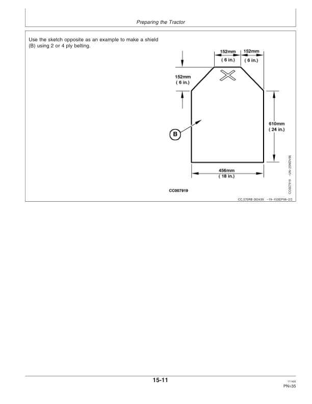 John Deere 572, 582, 592 Round Balers Operator's Manual (OMCC58407)