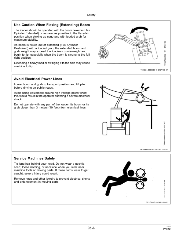 John Deere 1850 High Reach Loader (060236-) Operator's Manual (OMCM1850001)