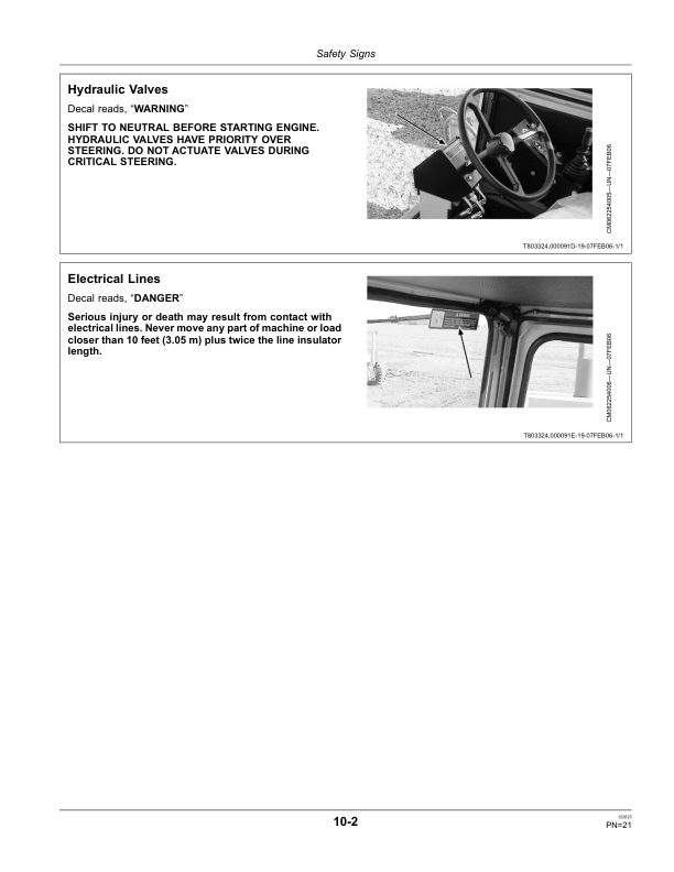 John Deere 2254 Sugarcane Loader North America (060210-110700) Operator ...