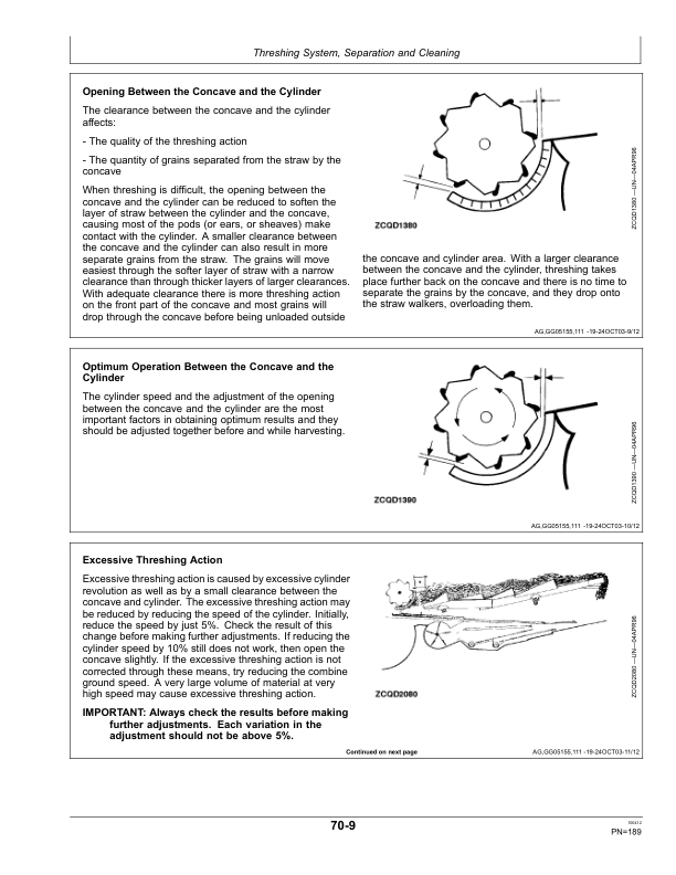 John Deere W330 Combine Commonwealth of Independent States Operator's ...