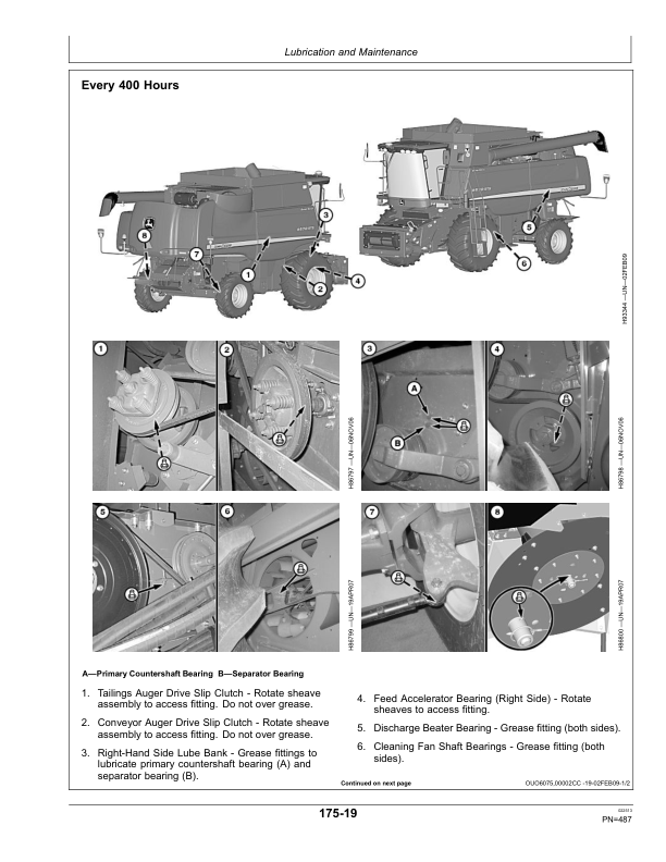 John Deere 9470 STS, 9570 STS Argentine Combines Operator's Manual ...