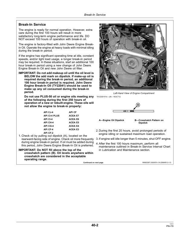 John Deere CH330 Sugar Cane Harvester China Edition Operator's Manual ...