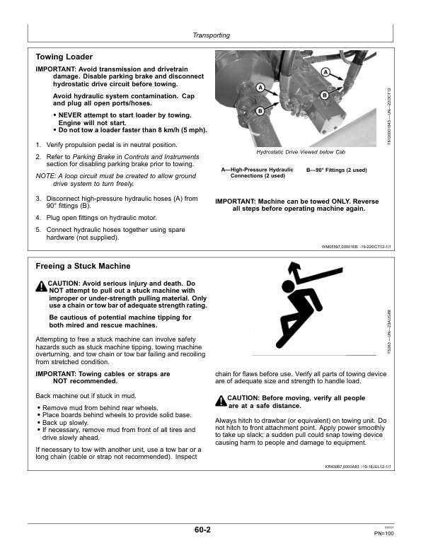 John Deere 2254 Loader (Export) (121500-) Operator's Manual (OMCXT18830)