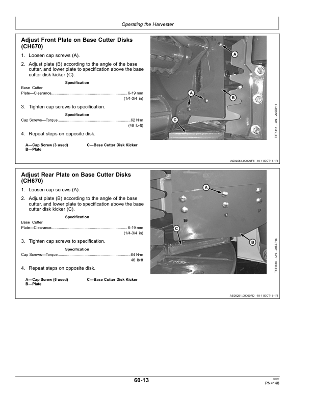 John Deere CH570 & CH670 Sugar Cane Harvesters Operator's Manual ...