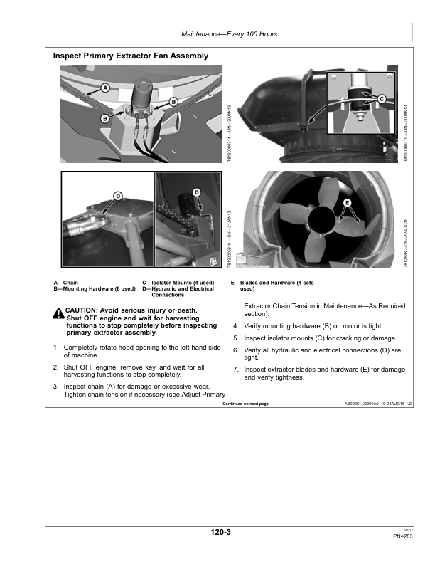 John Deere CH570 & CH670 Sugar Cane Harvesters Operator's Manual ...