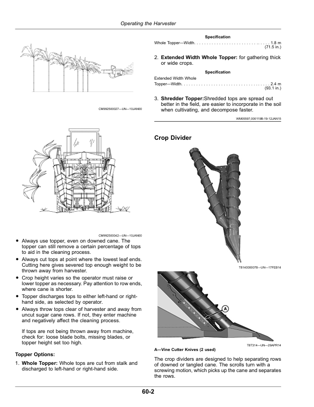 John Deere CH570, CH670 Sugar Cane Harvesters (Manufactured by ...