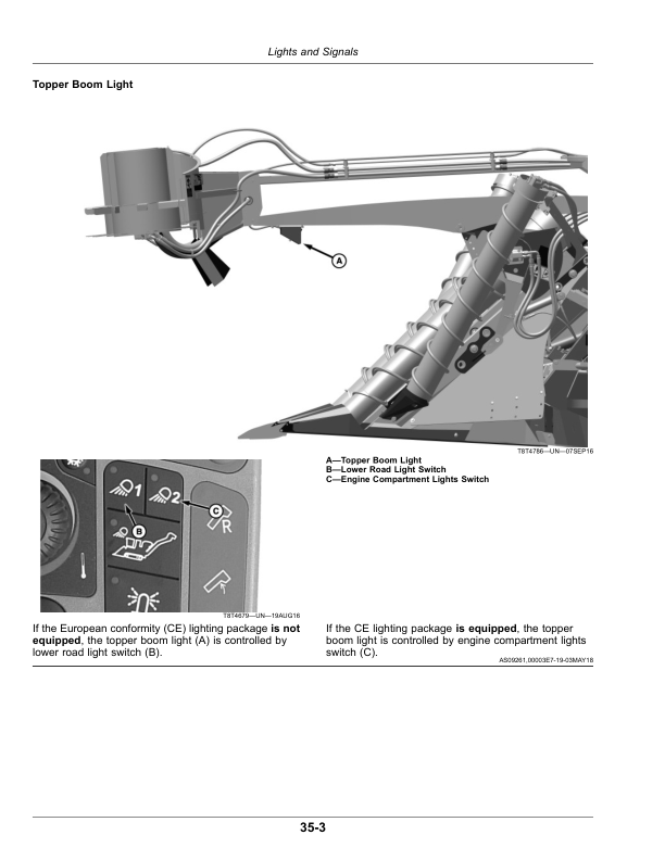 John Deere CH570, CH670 Sugar Cane Harvesters (220001-) (North American ...