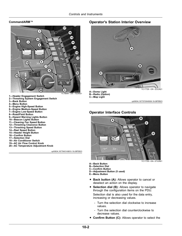 John Deere W430 Combine (Export Edition) Operator's Manual (OMDX17781)