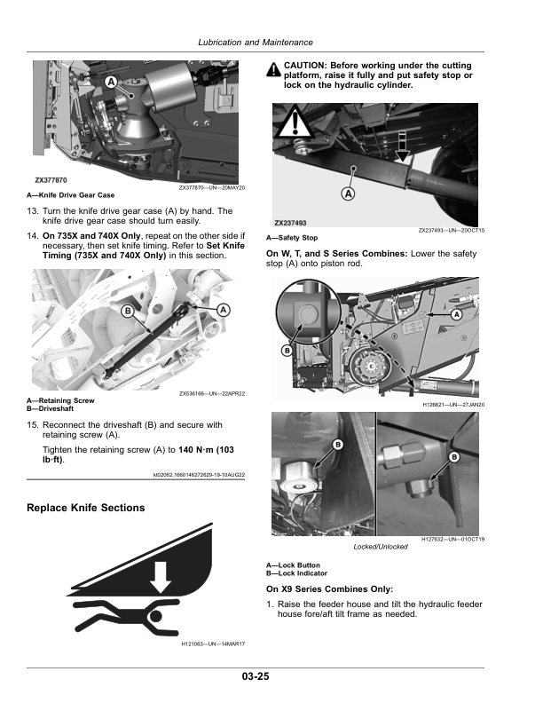 John Deere 722X, 725X, 730X, 735X, 740X Cutting Platforms (New-Zealand ...