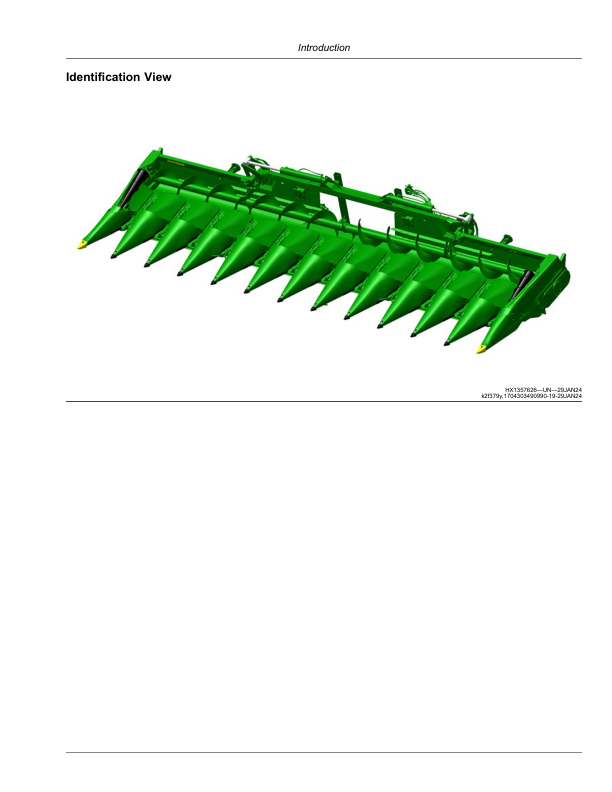 John Deere CF 12, CF 16, CF 18 Folding Corn Heads (835001-) (North American) Operator's Manual ...