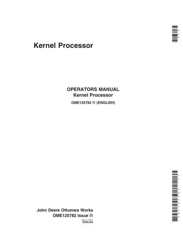 John Deere Kernel Processor for 3950, 3970 Pull-Type Forage Harvesters ...