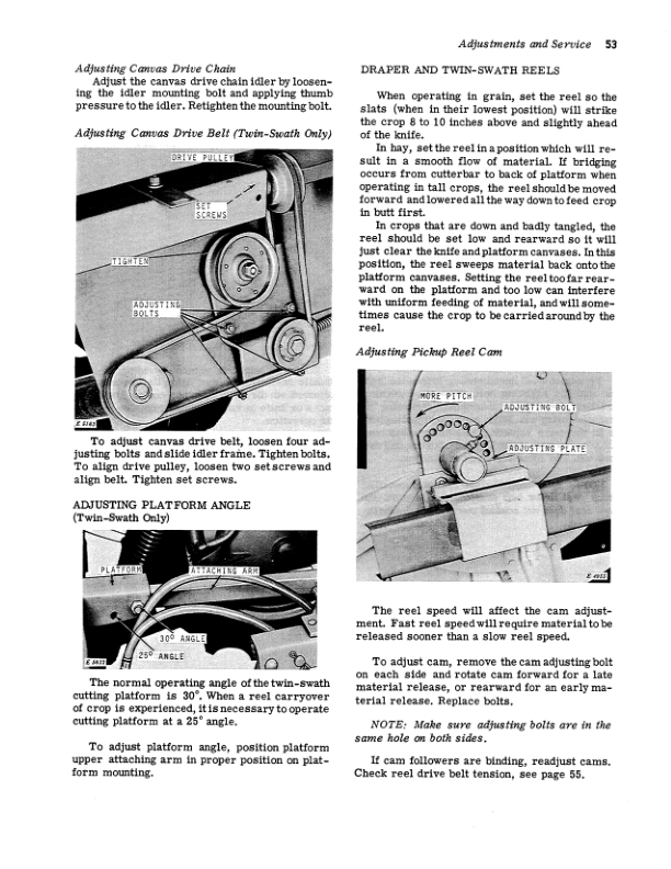 John Deere 880 Hydrostatic-Drive Windrower (-050604) Operator's Manual ...