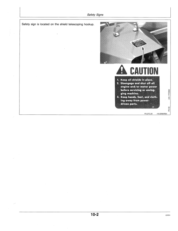 John Deere 27 Flail Shredder Operator's Manual (OME50471)