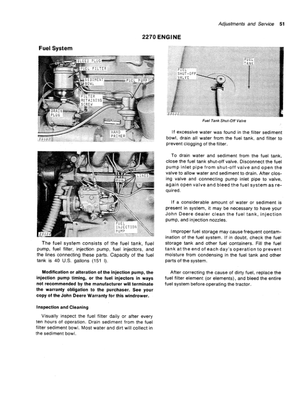 John Deere 2250 & 2270 Windrowers North America Operator's Manual ...