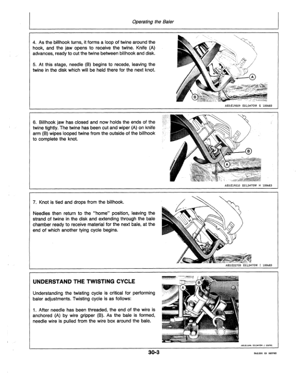 John Deere 347 Square Baler Operator's Manual (OME76108)