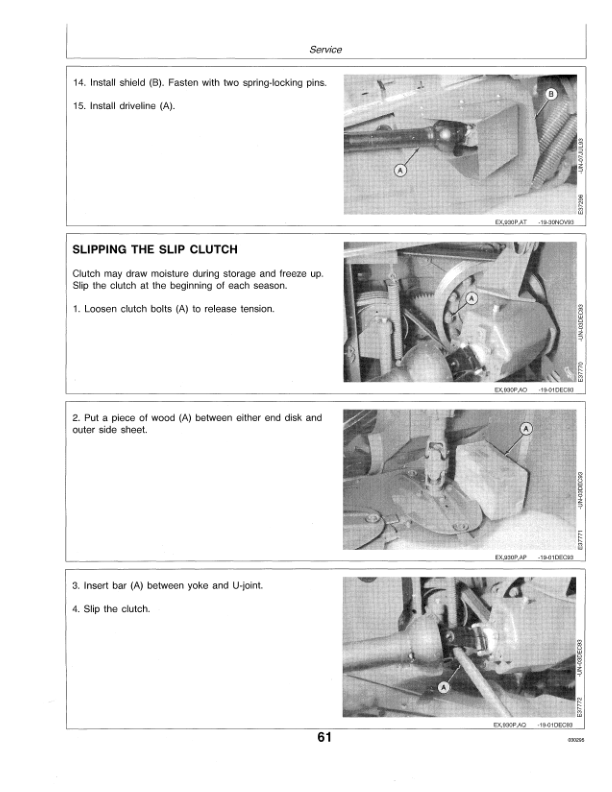 John Deere 920, 930 Conditioner Mower Operator's Manual (OME85081)