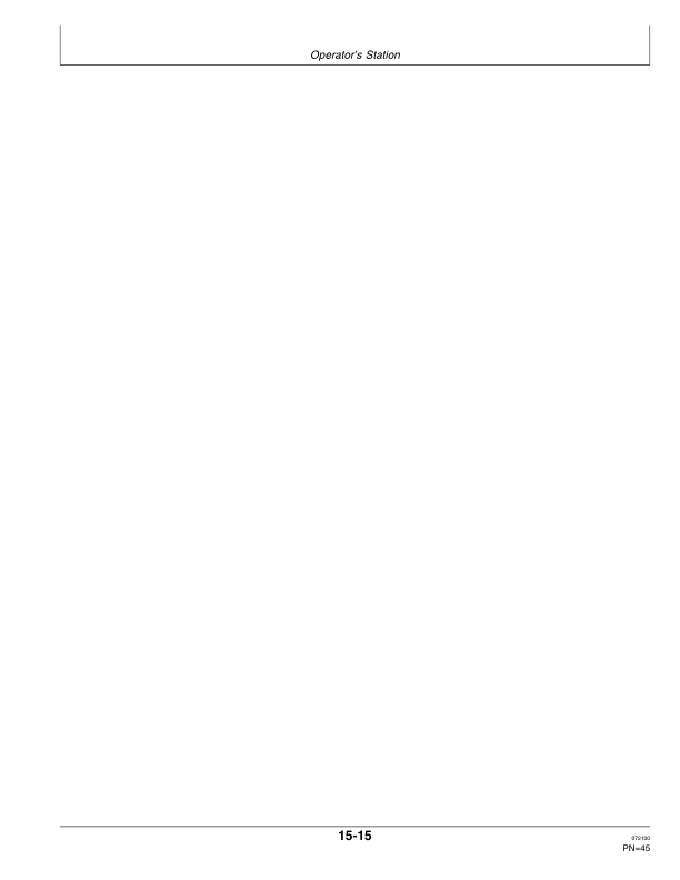 John Deere 4990 Self-Propelled Windorwer Operator's Manual (OME98122)