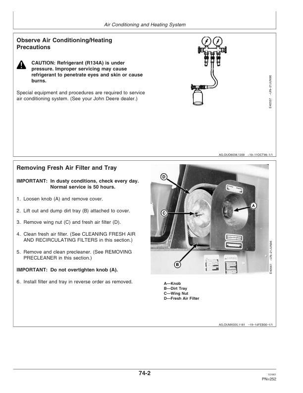 John Deere 4990 Self-Propelled Windrower Operator's Manual (OME98902)