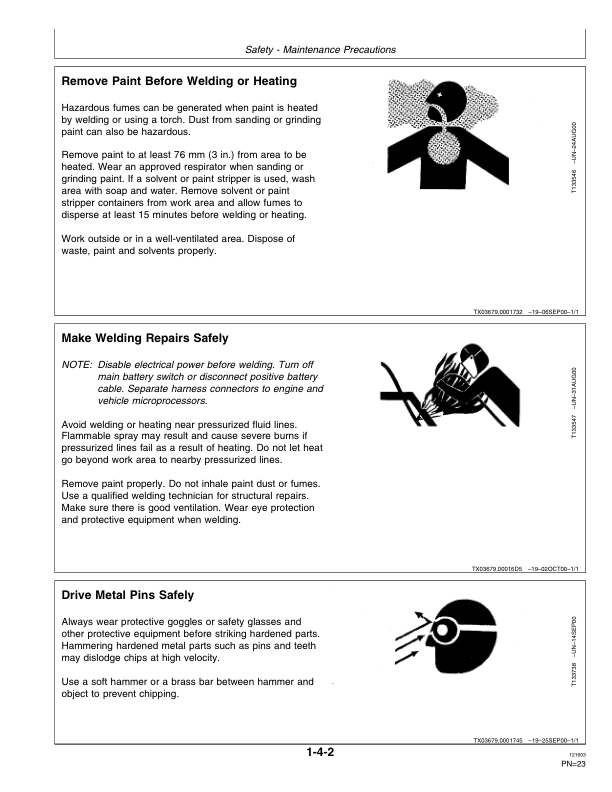 John Deere S240, S260 Slasher Delimber Operator's Manual (OMF306985)