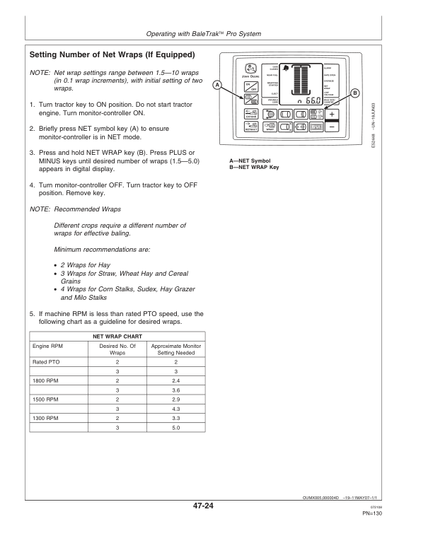 John Deere 458, 458 Silage Special & 558 Round Balers (Regular ...