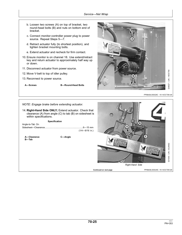 John Deere 458, 458 Silage Special & 558 Round Balers (Regular ...