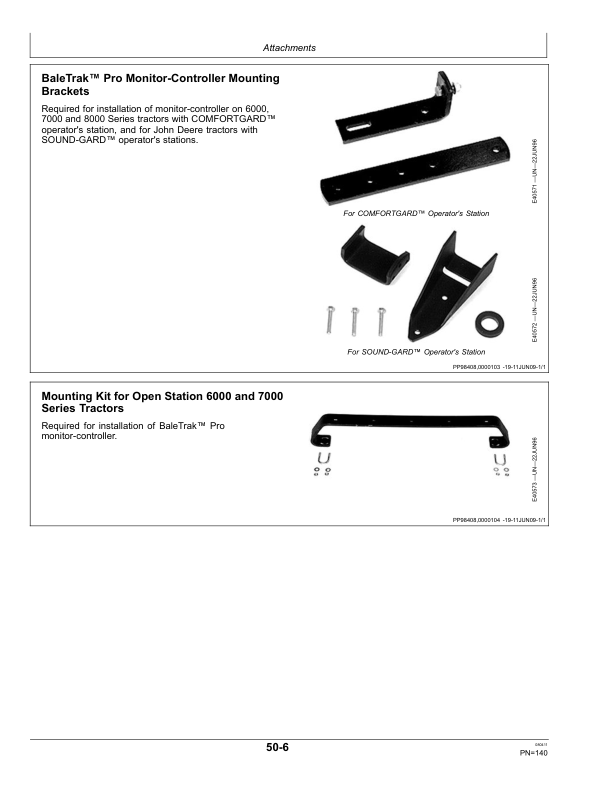 John Deere 458, 458 Silage Special, 558 Round Balers (MegaWide Plus ...