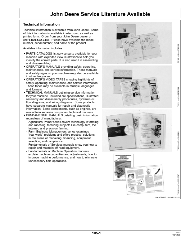 John Deere A400 Self-Propelled Windrower (North American) Operator's ...